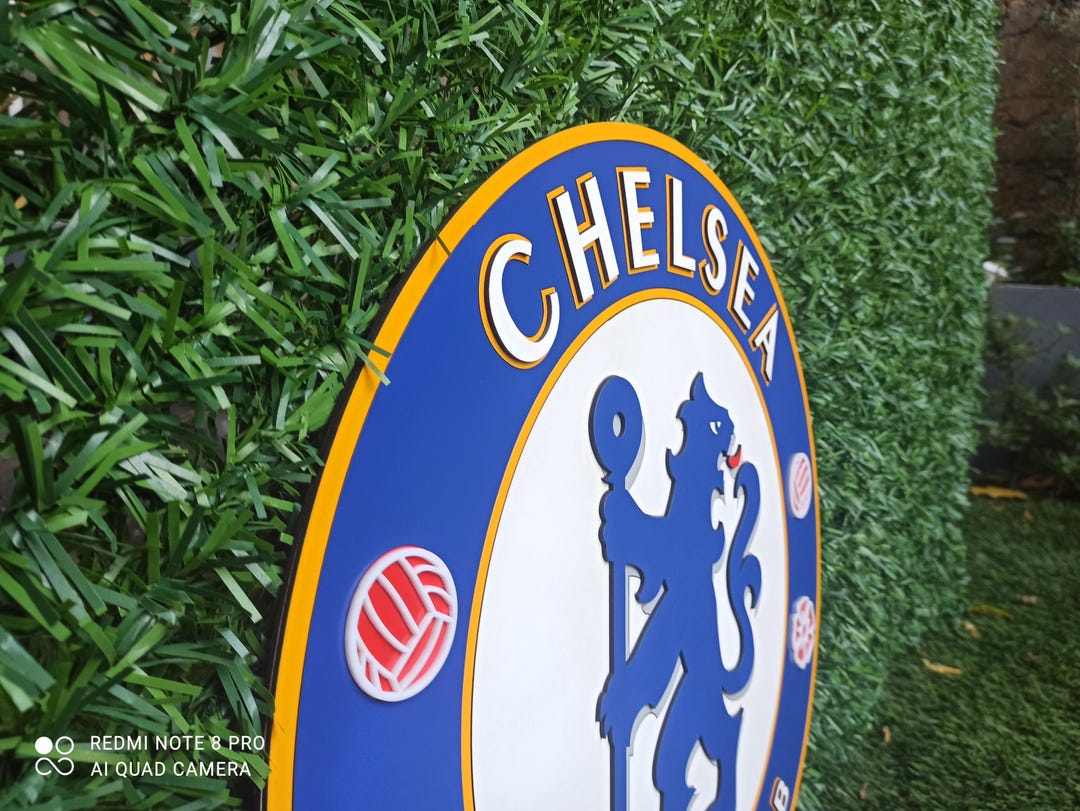 Chelsea FC 3D Wall Art | Football Wall Art Sign | Soccer Team Logo ...