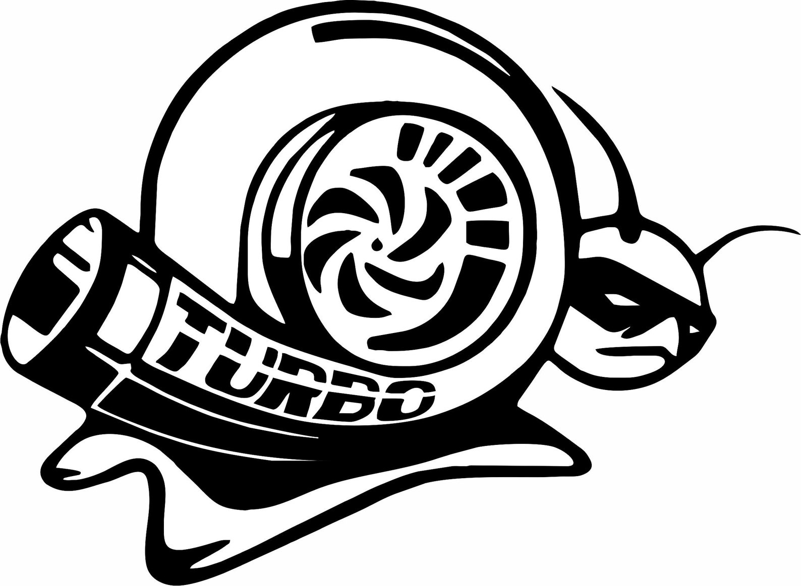 Snail Turbo Charger Svgpngpdfepsdxf Digital Files. - Etsy
