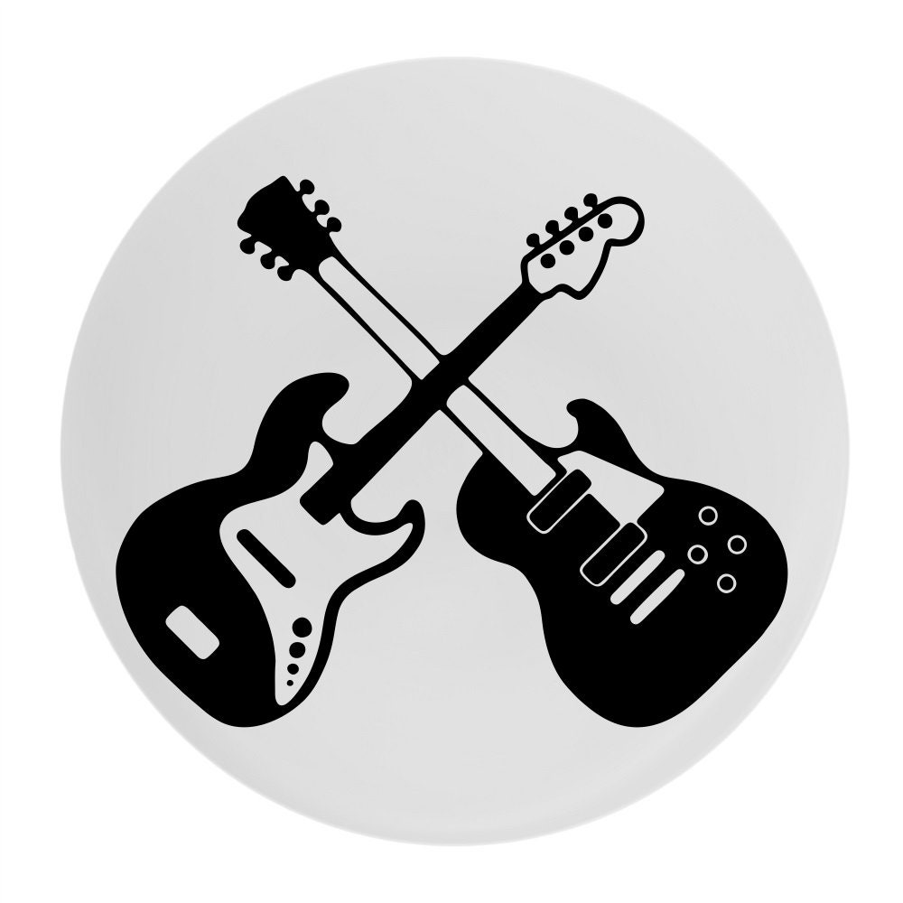 Playing Electric Guitar Clipart