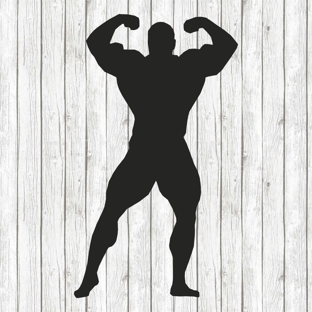 Bodybuilding Bundle Bodybuilding SVG, Bodybuilding Silhouette Svg for ...
