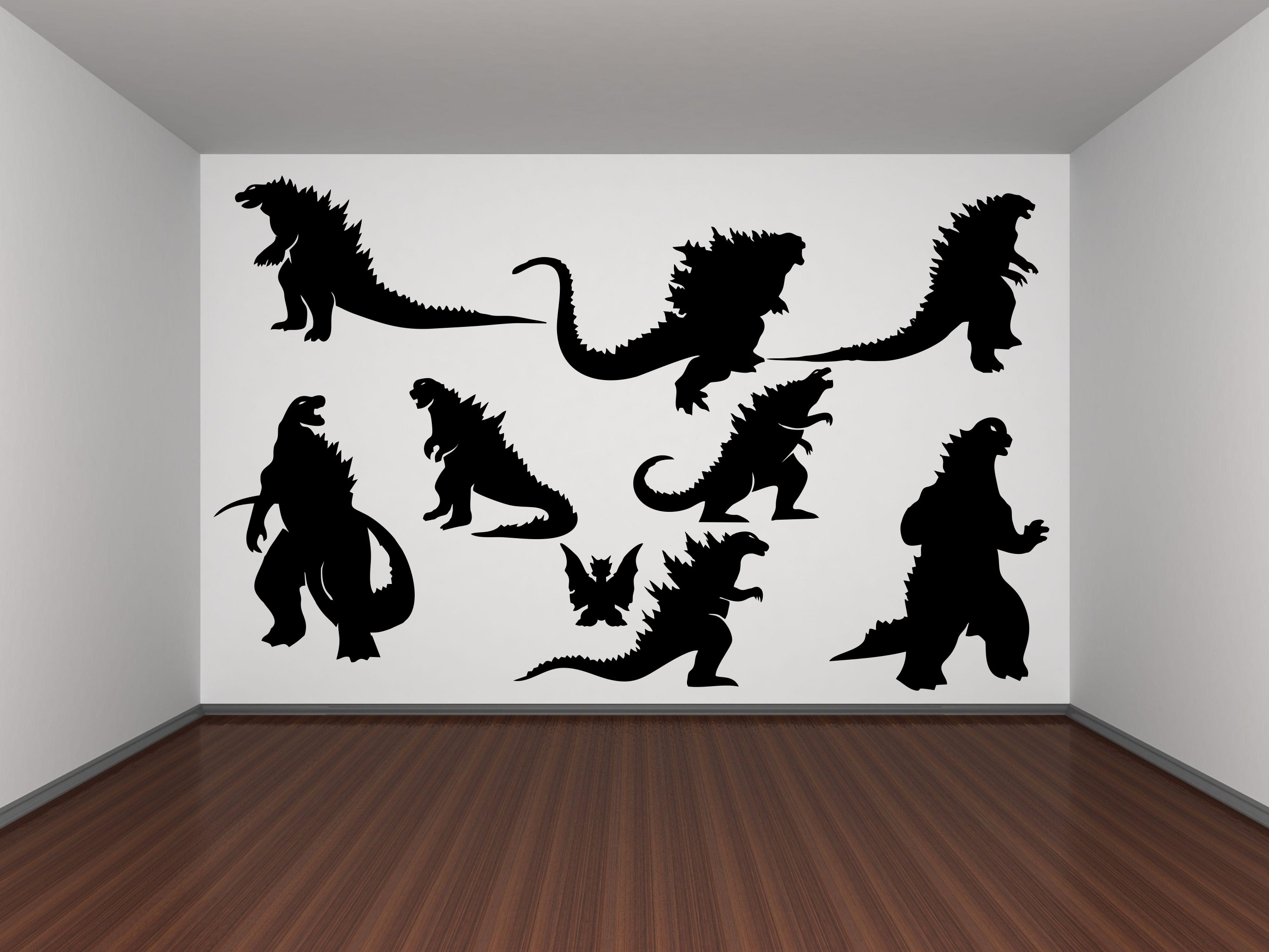 Godzilla Silhouette Decal