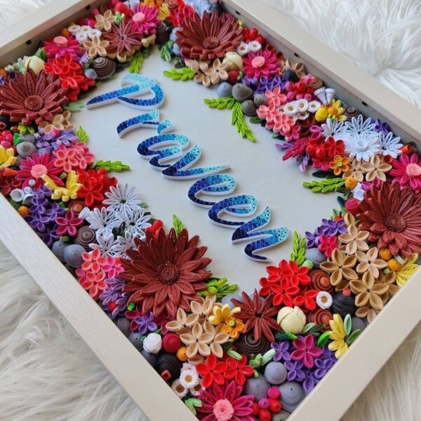 Quilling Name - Etsy