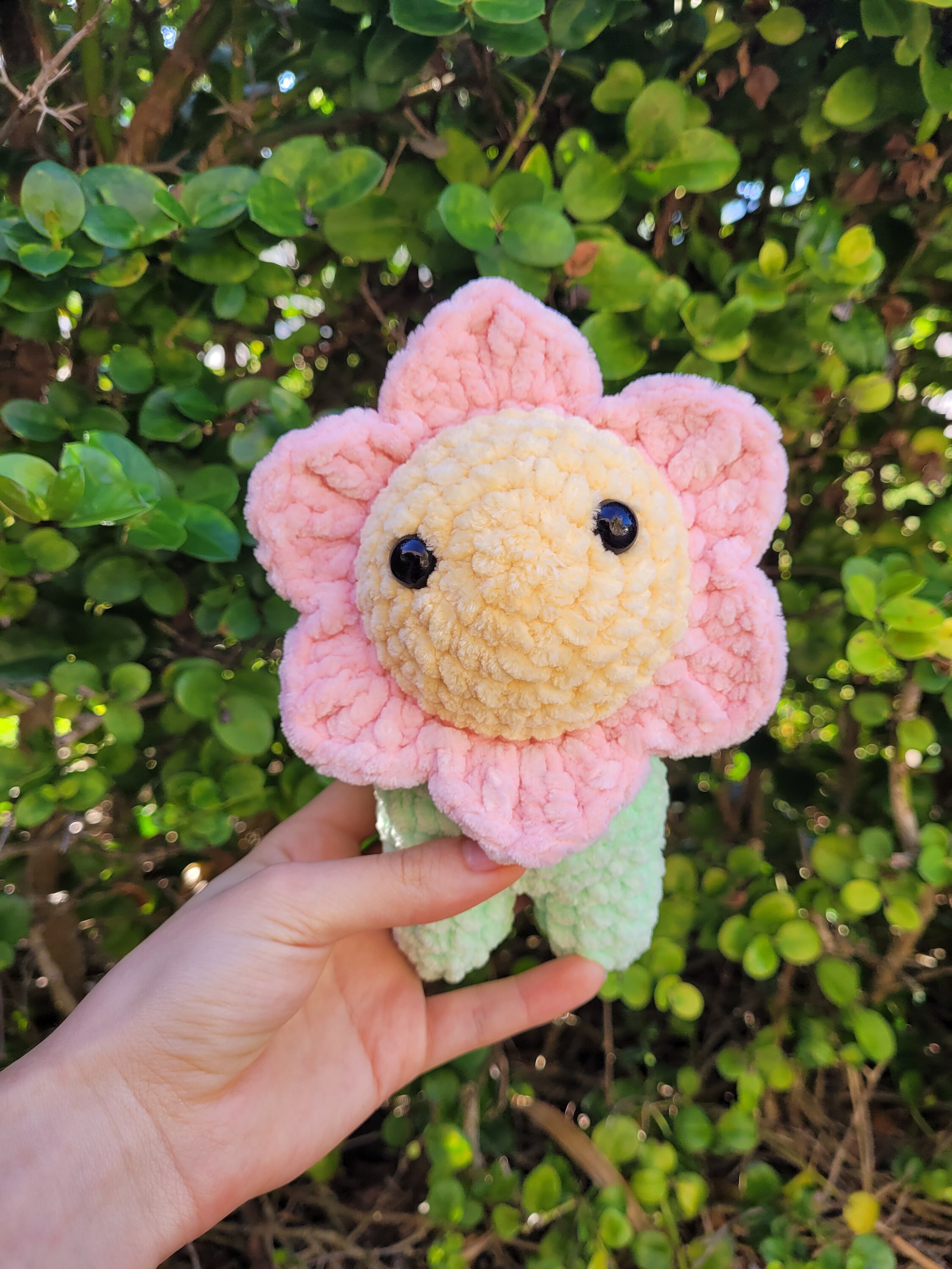 Flower Friend Crochet Plush Spring Easter Gift Stuffed Animal - Etsy
