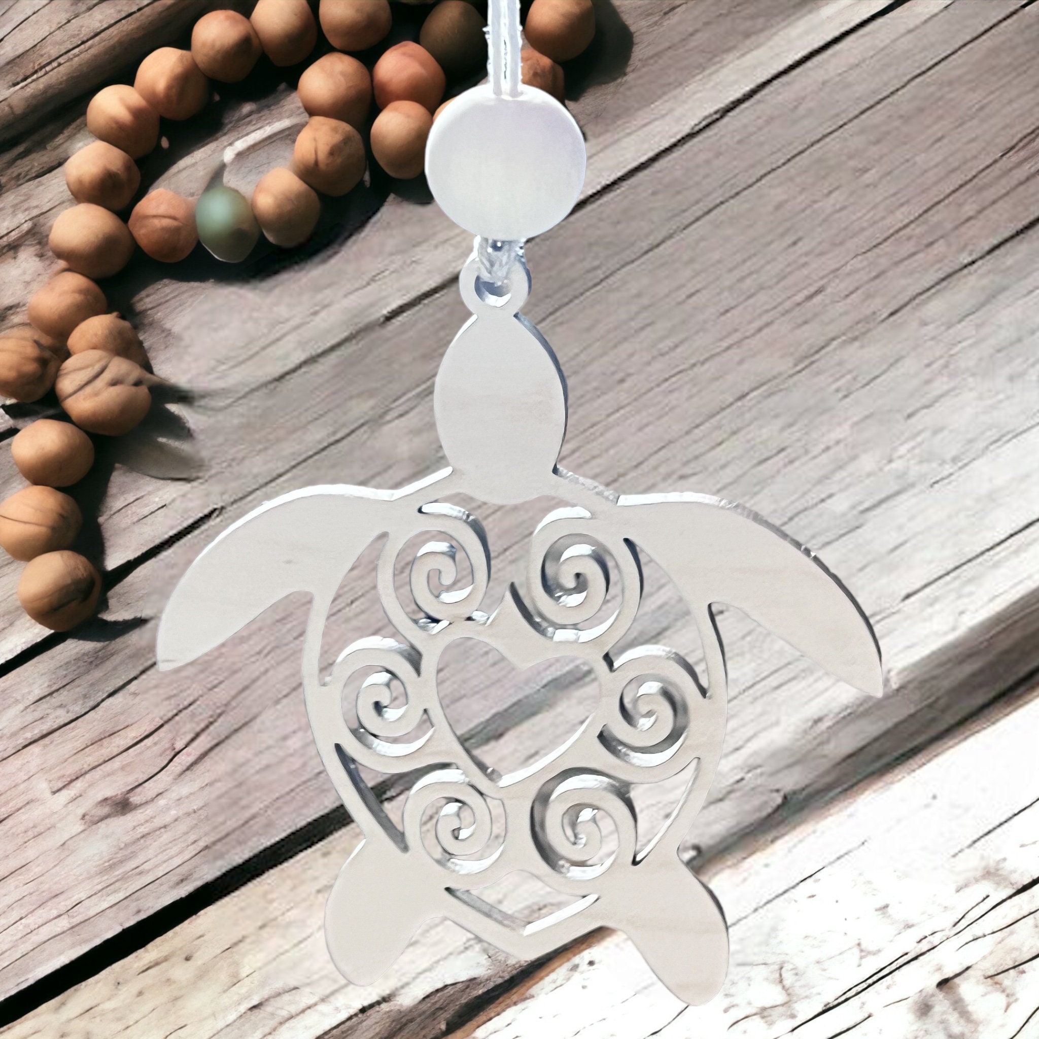 The Graceful Guardian Sea Turtle Ornament Sea Turtle - Etsy