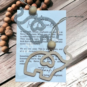 Unbreakable Bond of Sisterhood Elephant Ornament Friendship Gift ...