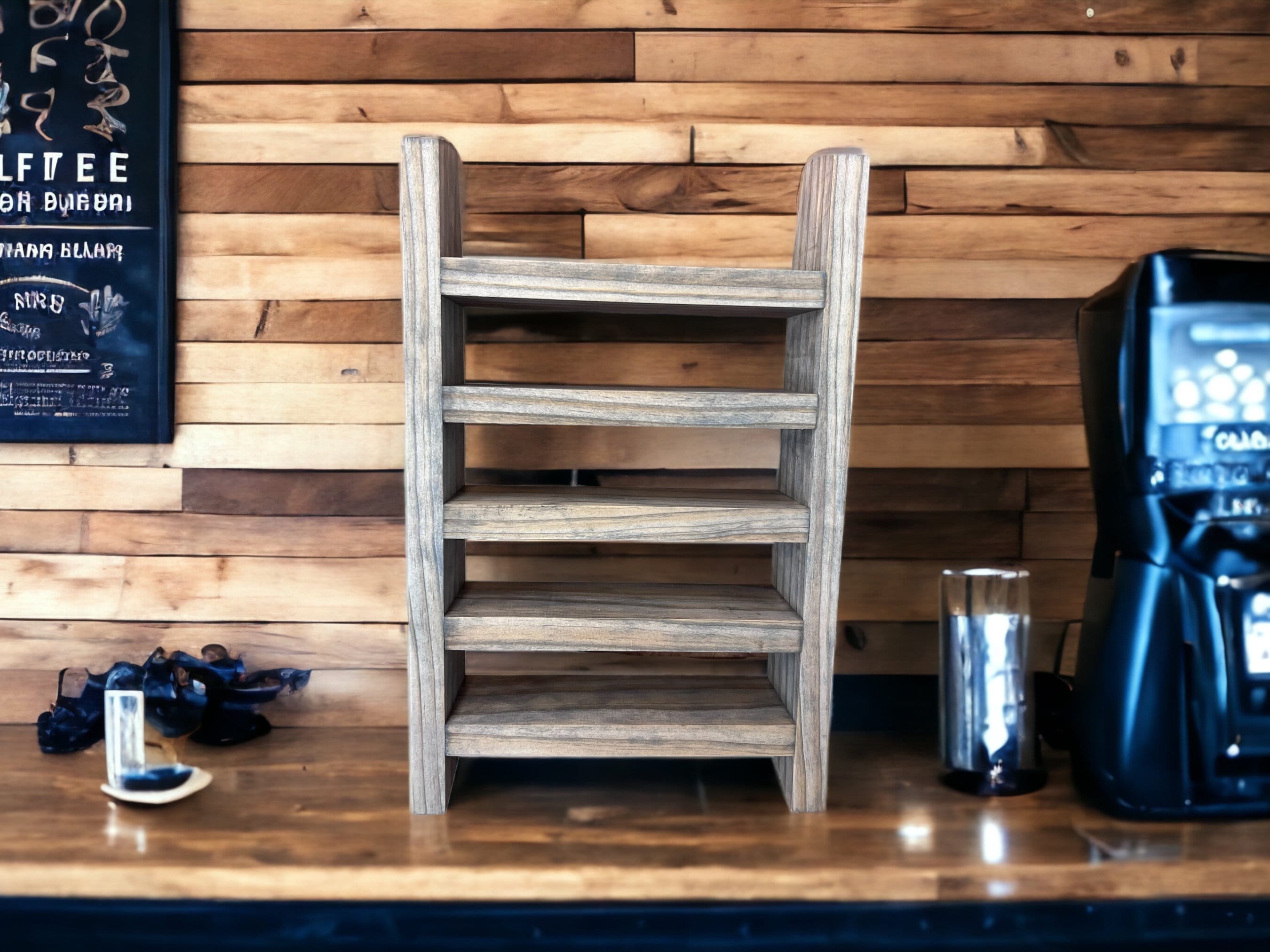 Farmhouse Style Kcup Coffee Ladder Holds up to 20 Cups-keurig Pod ...