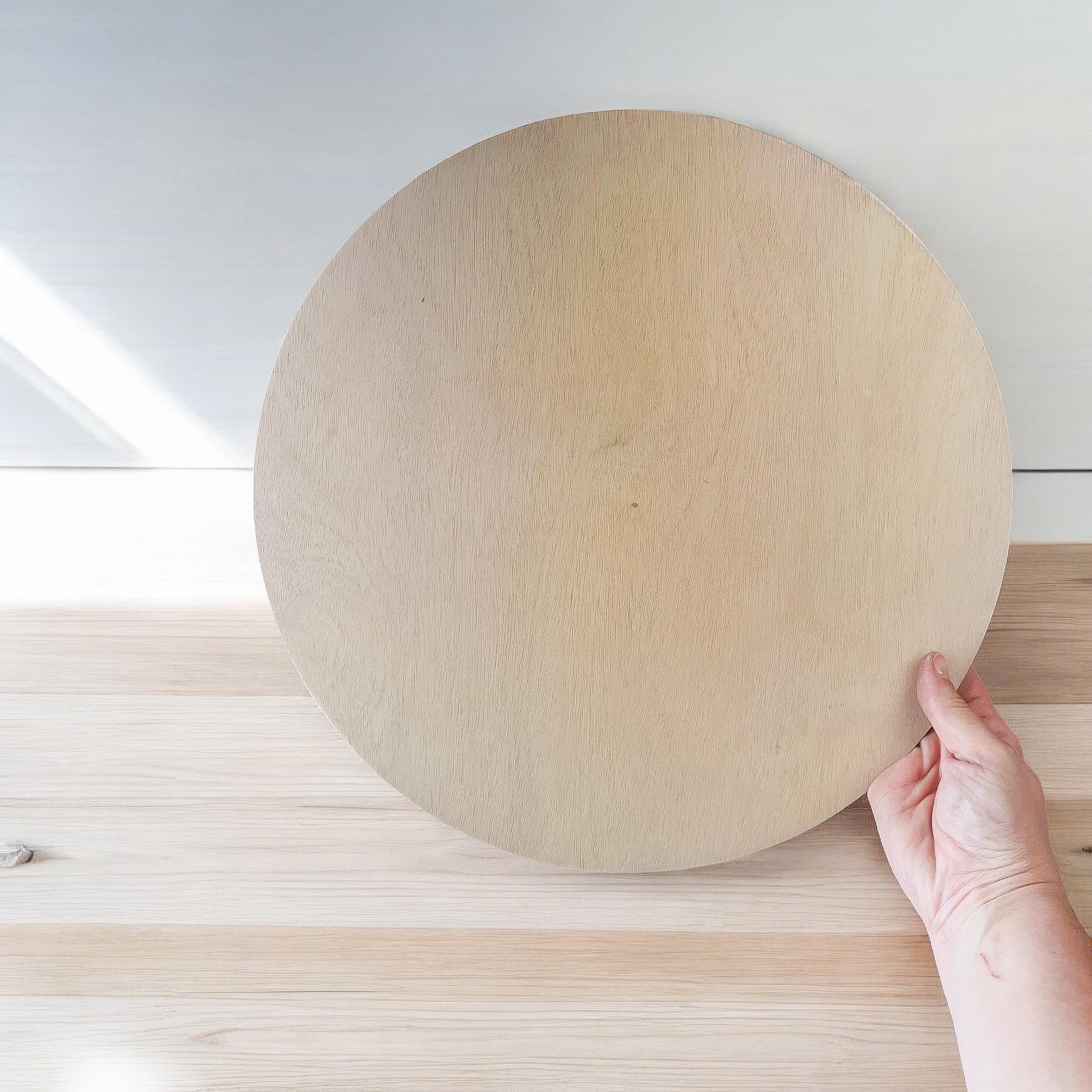 Round Wood Blanks Door Hanger Blanks DIY Round Door Decor Blank Wood ...