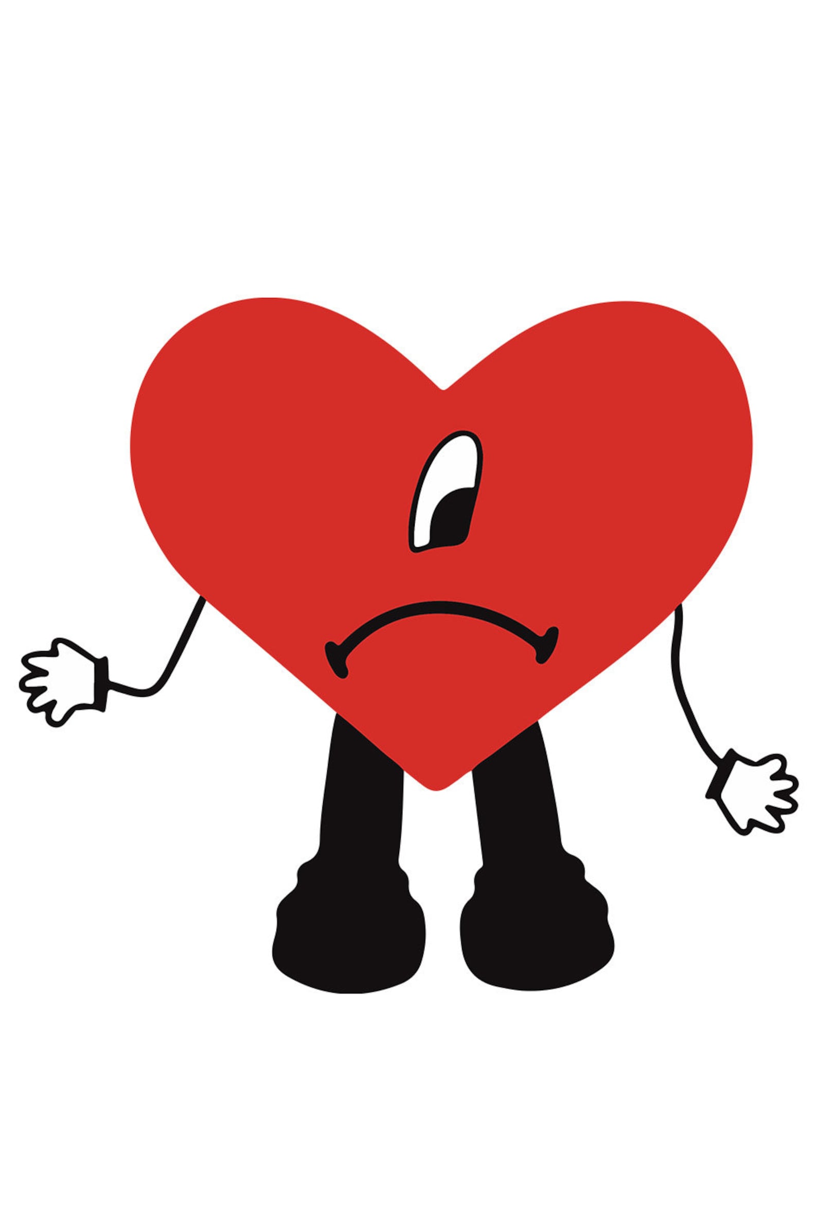 Bad Bunny PNG Un Verano Sin Ti Heart Png Digital Download - Etsy