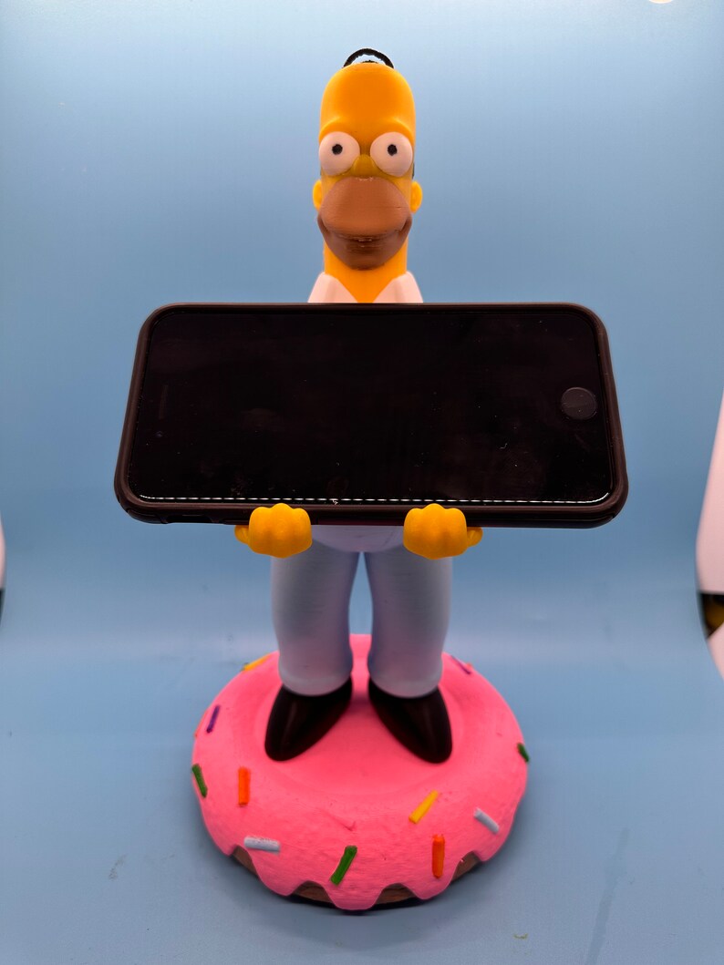 Homer Simpson Simpsons Painted Plastic Ps4/5 Gamepad Phone Display ...