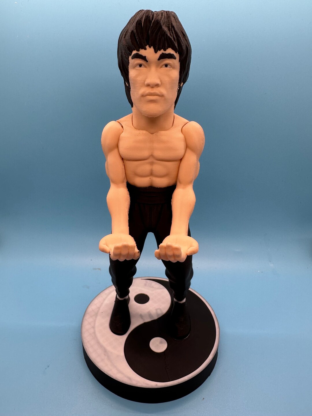 Bruce Lee Kung Fu Karate Actor Warrior Painted Plastic Ps4/5 Gamepad ...
