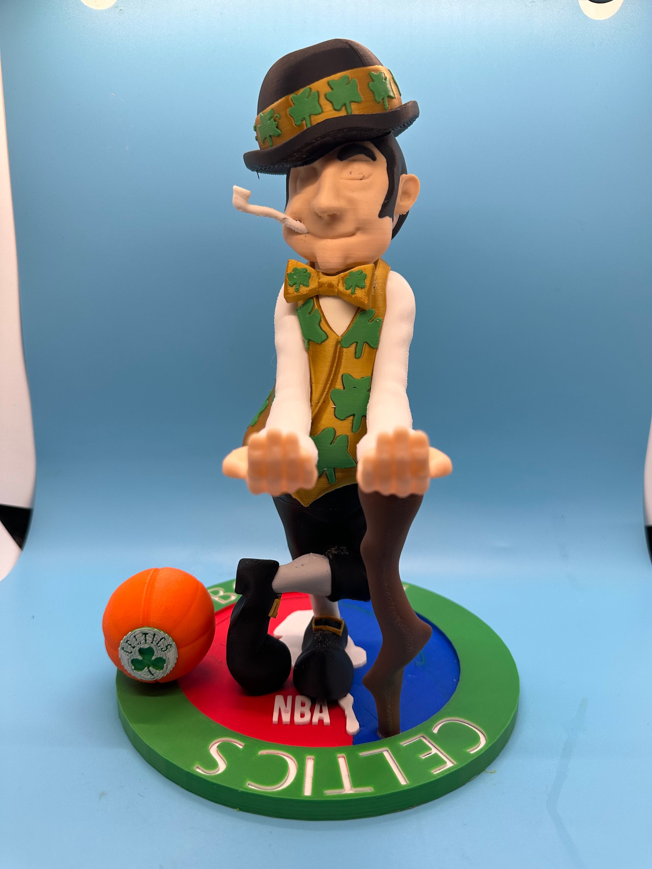 Lucky Boston Celtics Mascot Custom Painted Plastic Ps4/5 Gamepad Phone ...