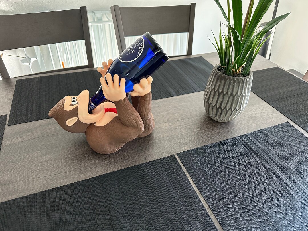 Donkey Kong Monkey Wine Bottle Holder Printed With Multicolored Plastic ...