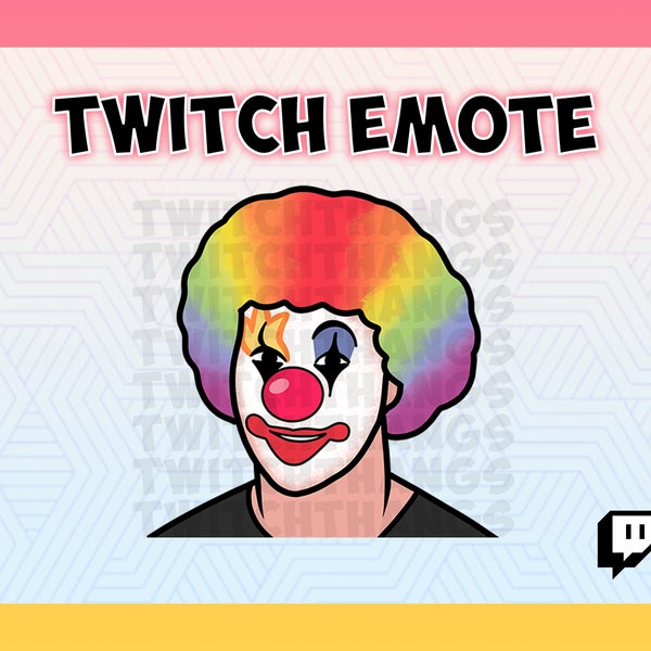 Clown Twitch Emote - Etsy