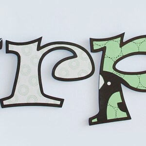 NURSERY THEME Hand-painted Custom Letters | Etsy