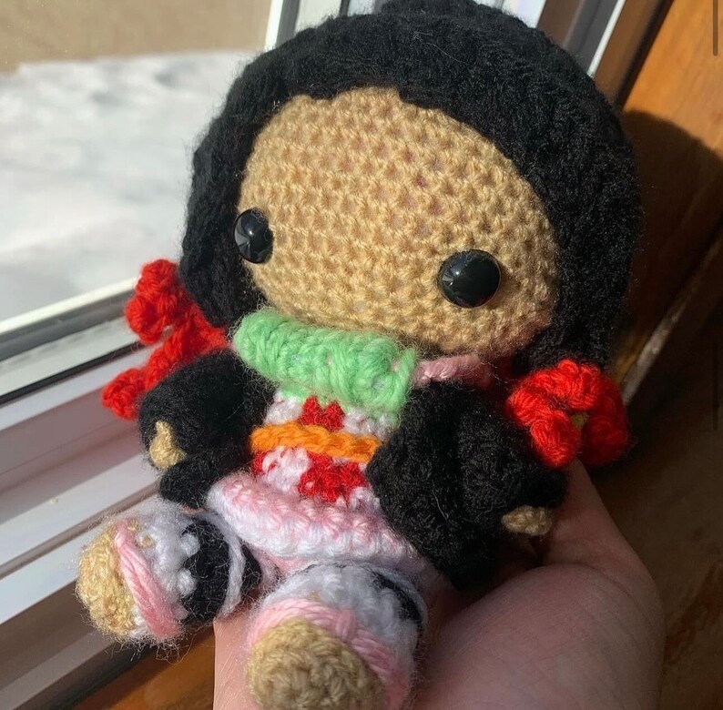 Nezuko Crochet demon Slayer - Etsy