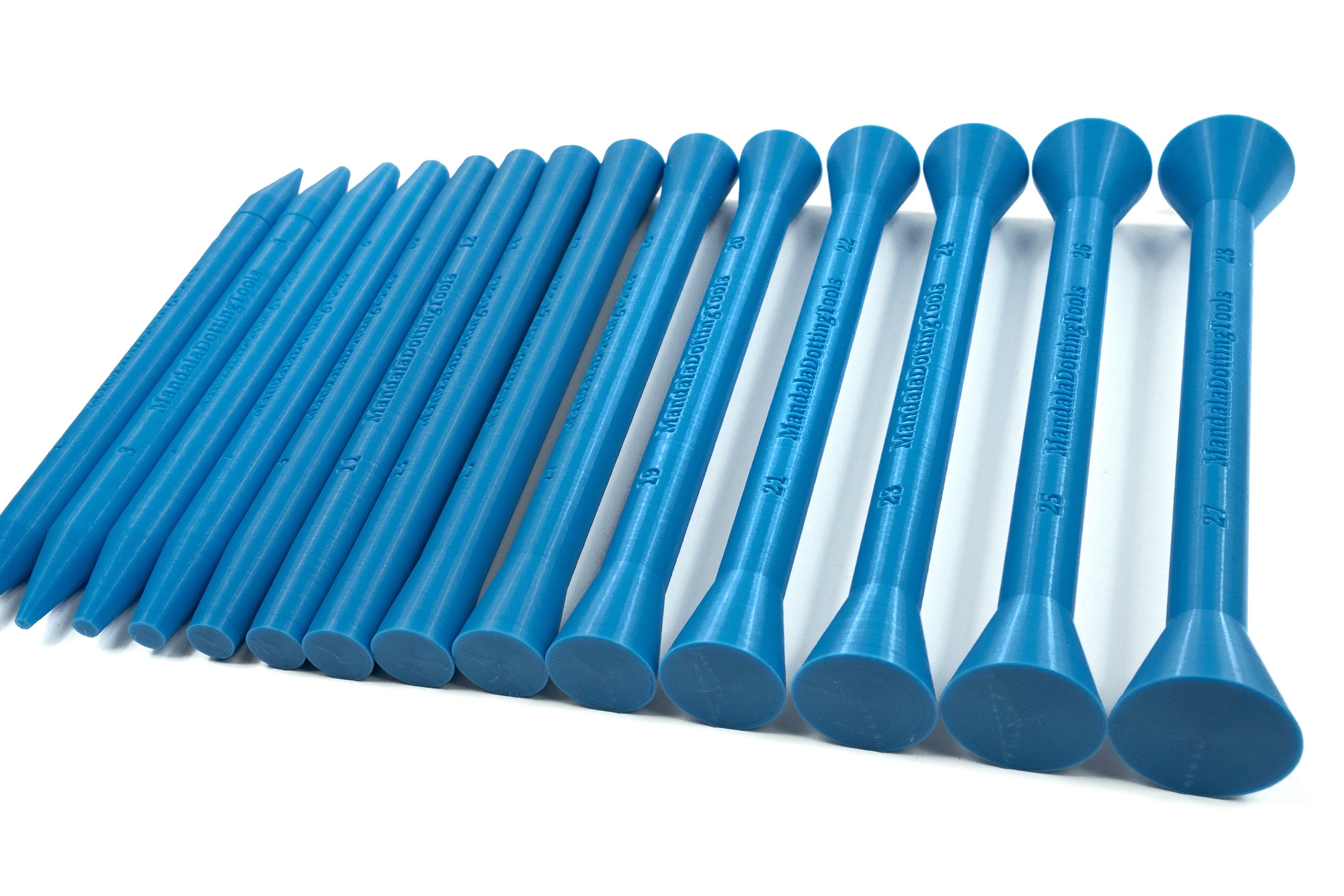 Light Blue Mandala Dotting Tools, Dot Painting Tools, Dotting Tool Set ...