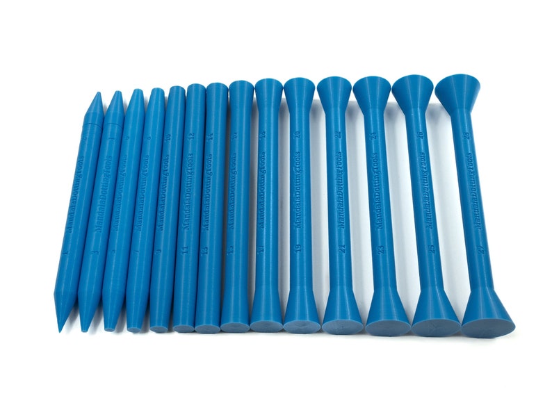 Light Blue Mandala Dotting Tools, Dot Painting Tools, Dotting Tool Set ...