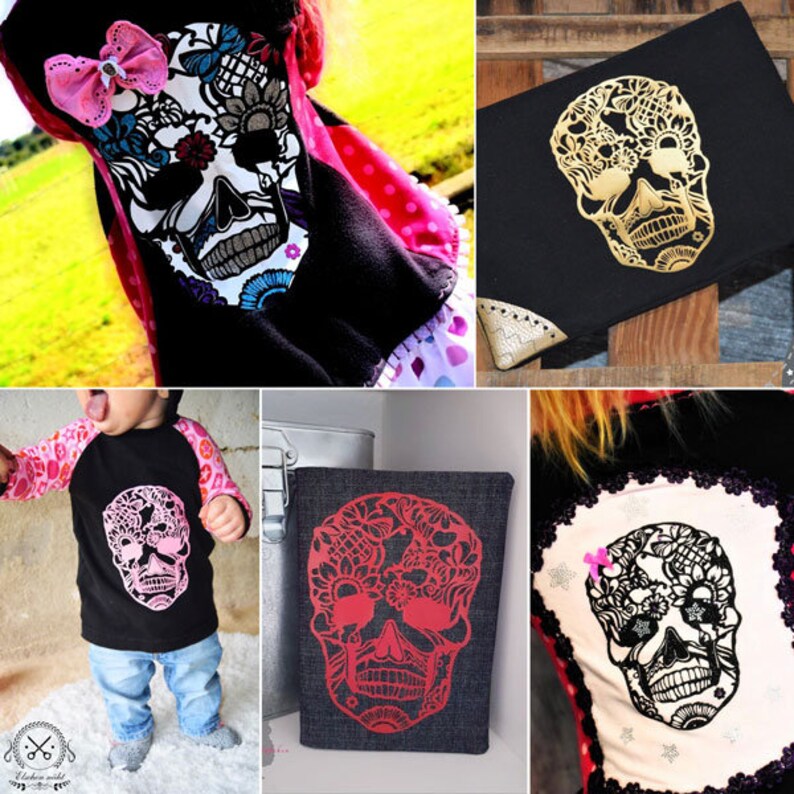 Plotterdatei Skull Totenkopf Mandala Svg Png Dxf - Etsy