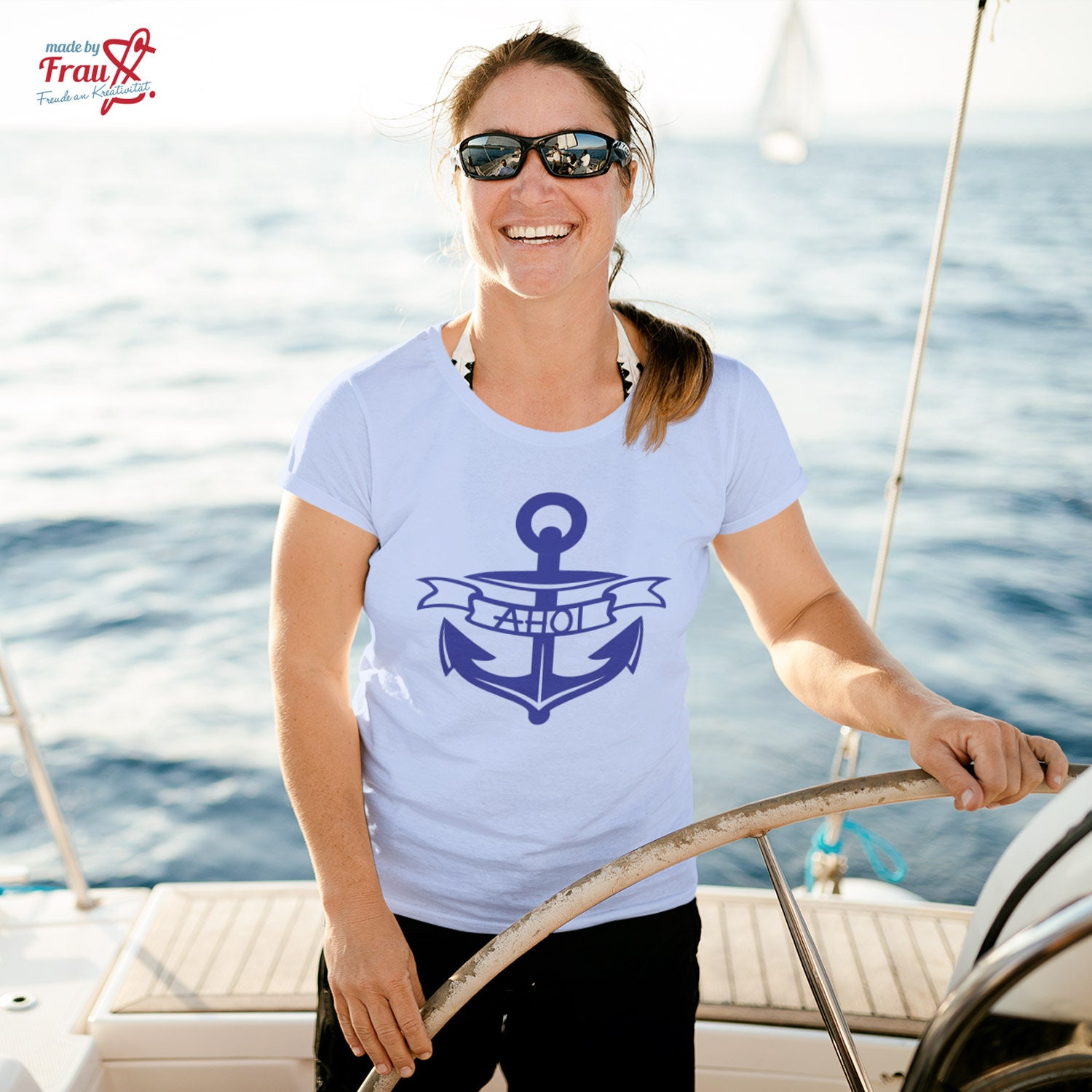 Plotter File * Anchor With the Lettering "ahoi" - Maritime |svg Png Dxf | Maritime | Sayings ...