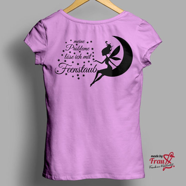 Plotterdatei * Fee Ava - Feenstaub | svg png dxf | Probleme lösen | lustige Sprüche | Lettering ...