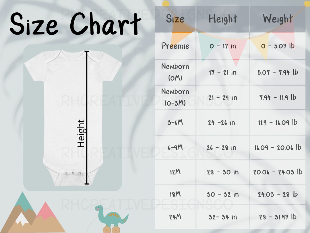 Gerber Childrenswear 6516A Size Chart Gerber 6516A Size Chart Gerber ...