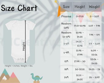 Infant Size Chart - Etsy