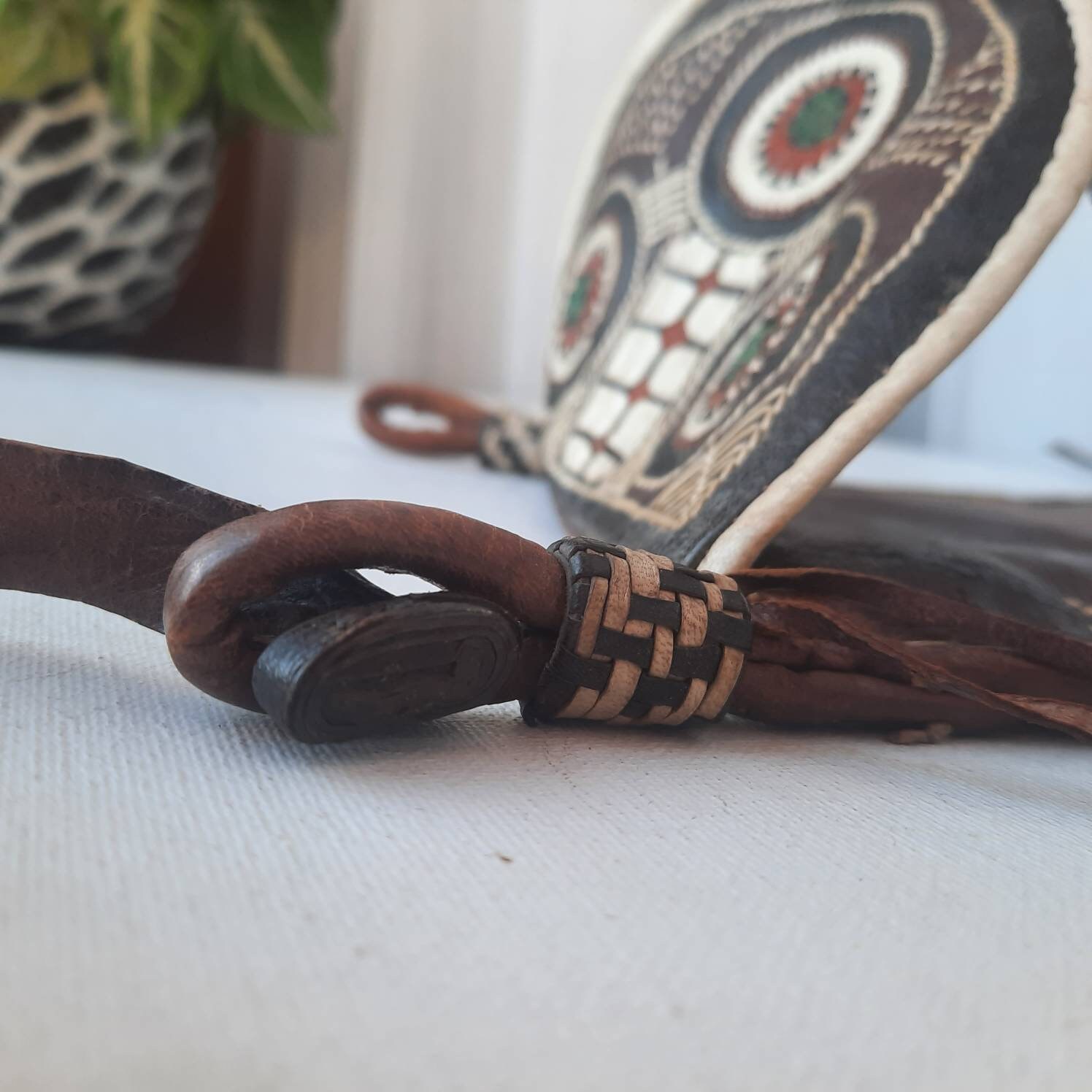 Handcrafted African Tuareg Leather Camel Eye Desert Bag Handbag Berber ...