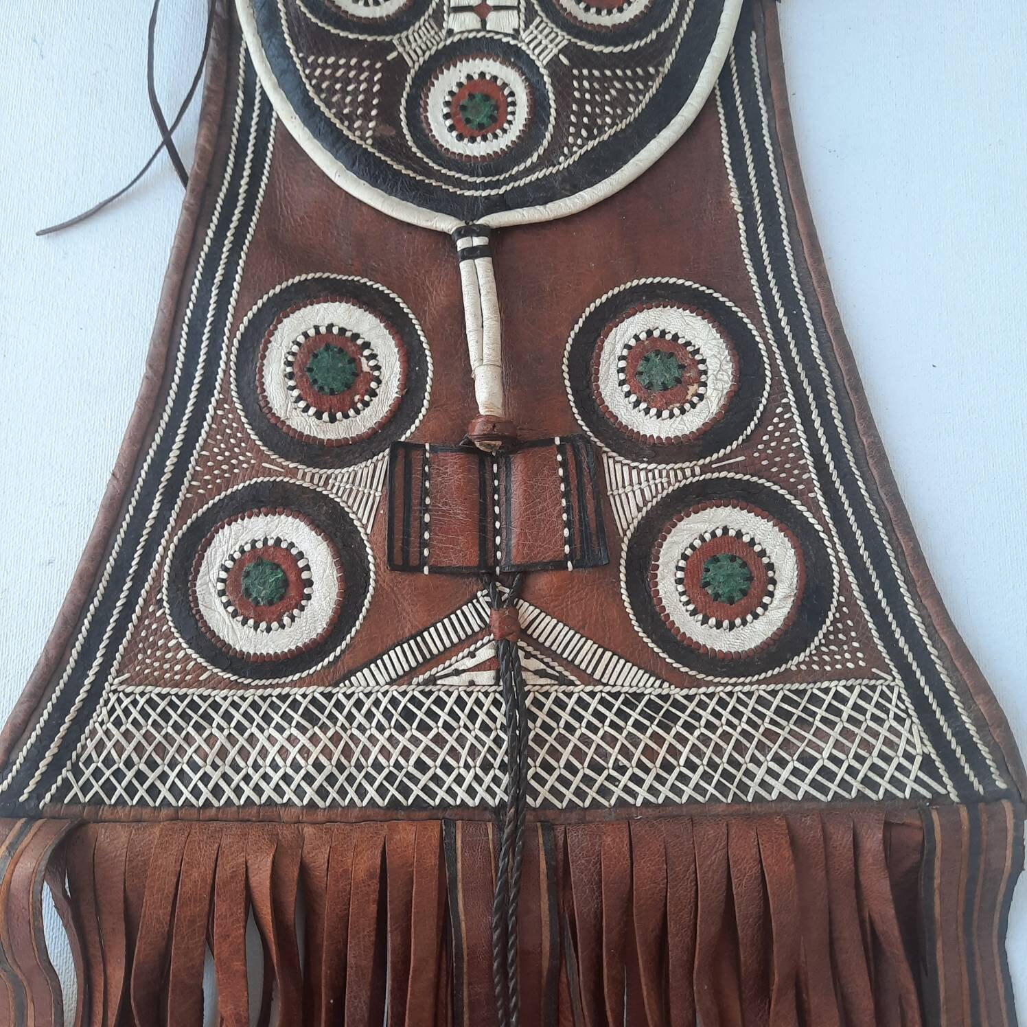 Handcrafted African Tuareg Leather Camel Eye Desert Bag Handbag Berber ...