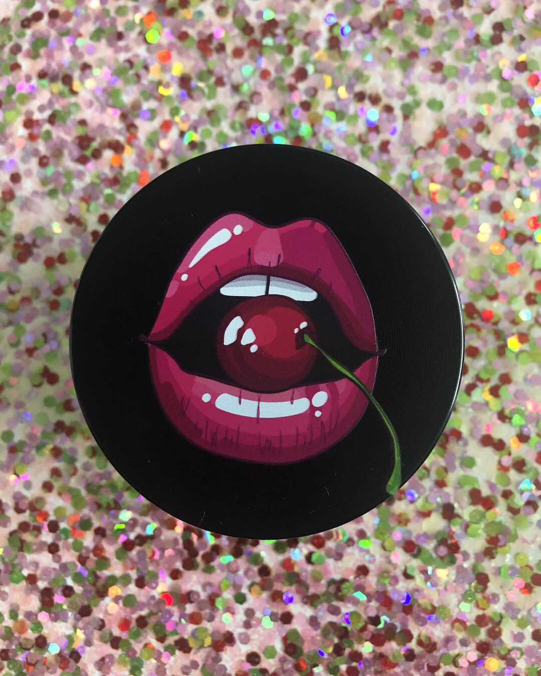 Girly Grinder Sexy Lips Grinder Cherry Grinder Unique - Etsy