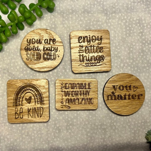 Wood Magnets - Etsy