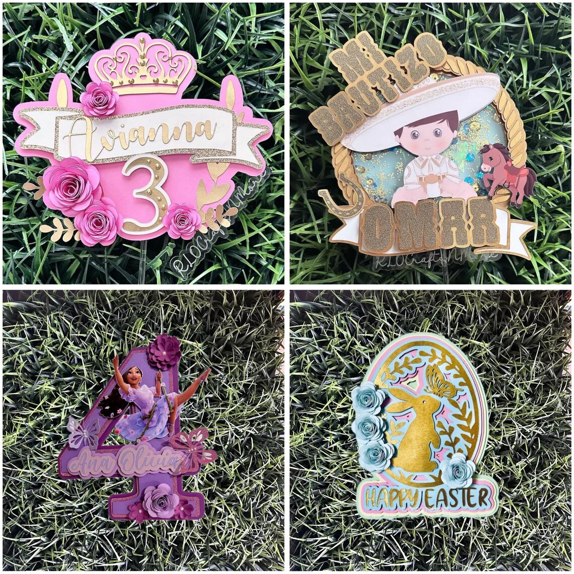 Personalized Cake Toppers - Etsy