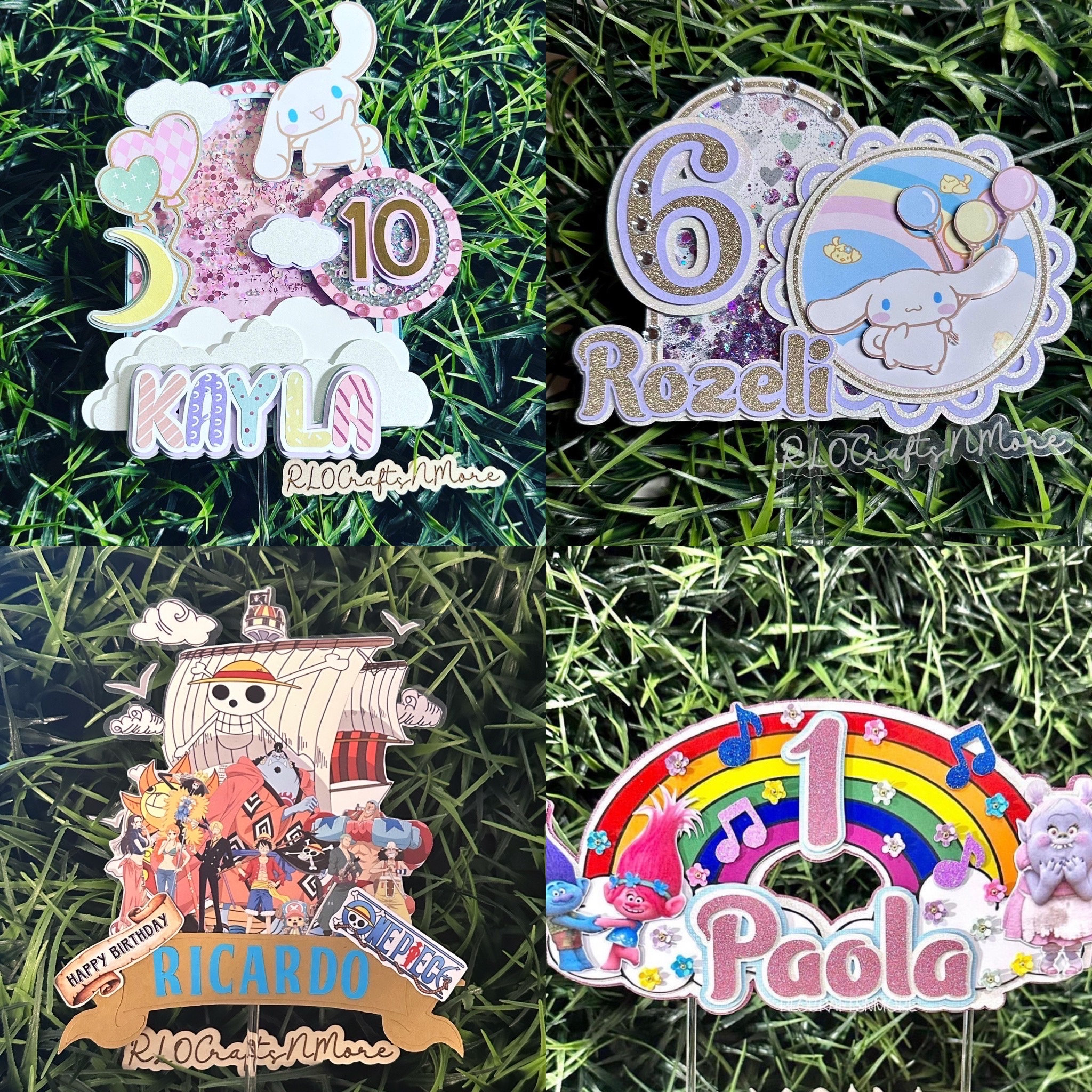 Personalized Cake Toppers - Etsy