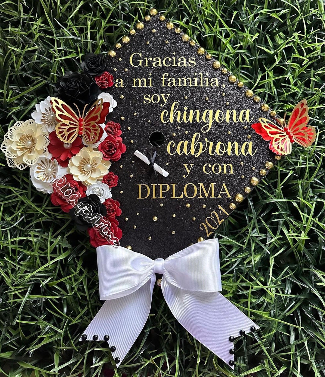 Graduation Cap Topper - Etsy