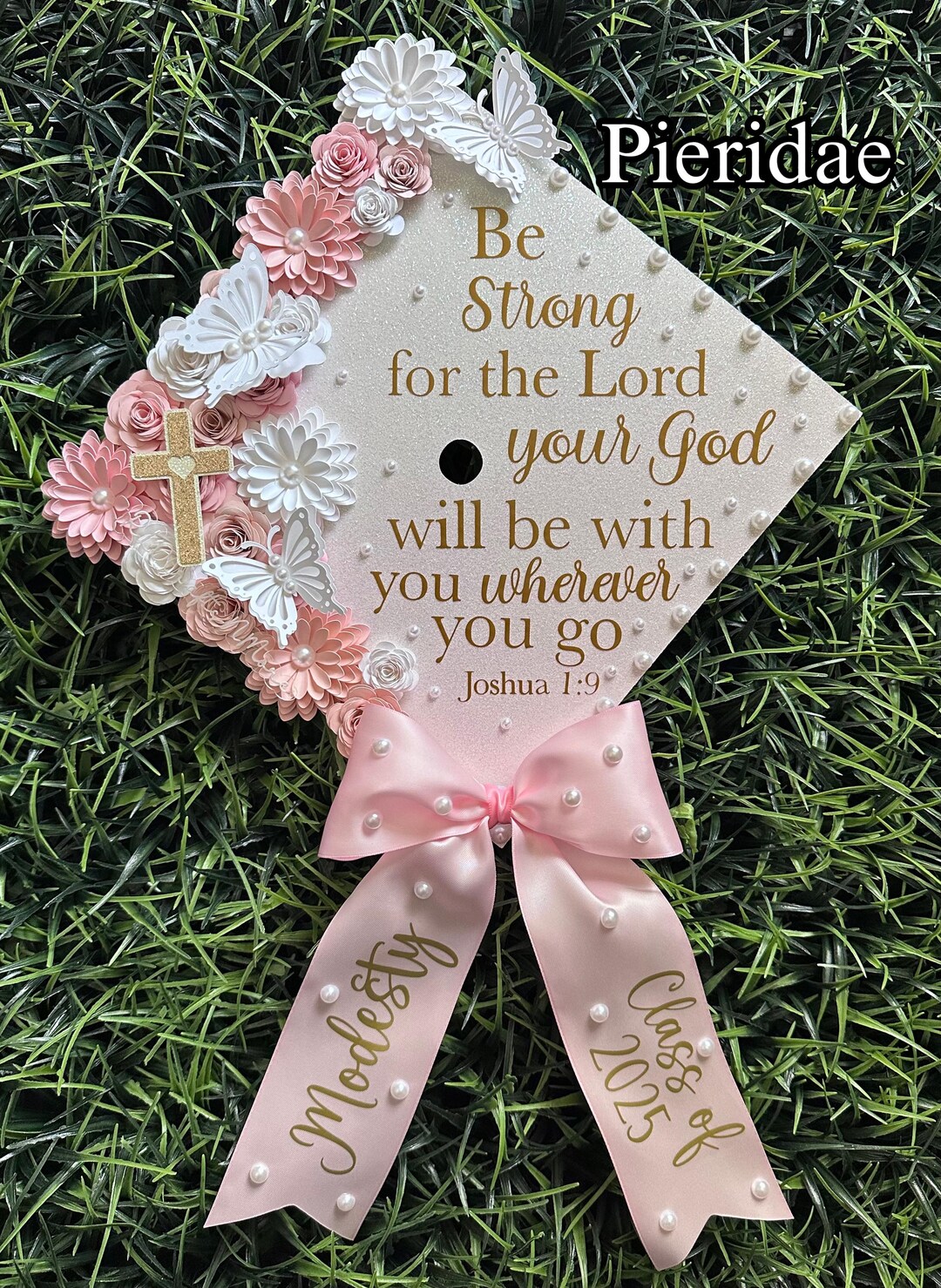 Pink Graduation Cap Topper - Etsy