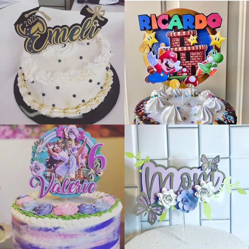 Personalized Cake Toppers - Etsy