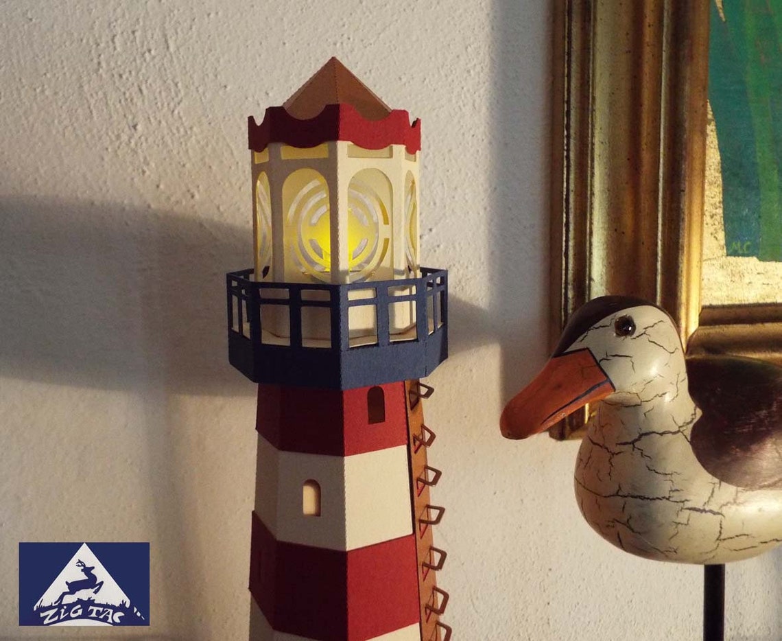 3D SVG and Studio Files Lighthouse Lantern - Etsy