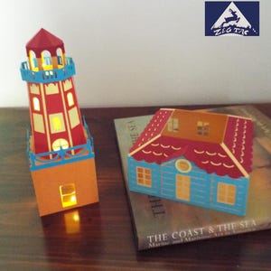 3D Svg , Pdf and Studio Files Octagon Lighthouse - Etsy
