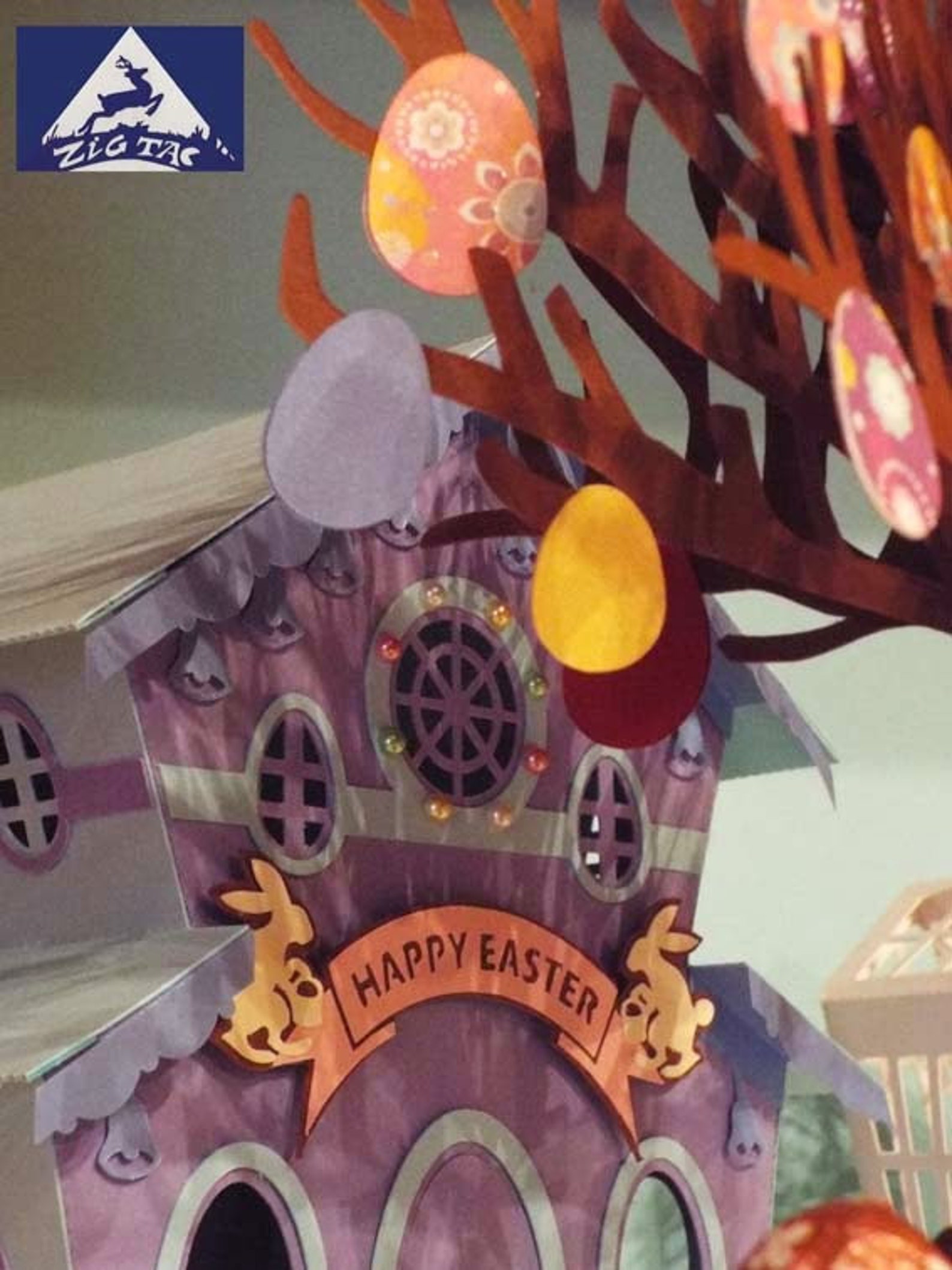 3D Svg and Studio File "easter Bunny House and Garden" - Etsy