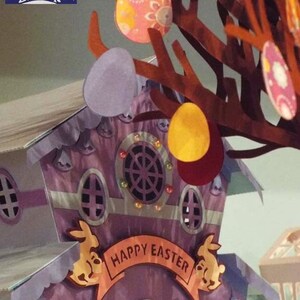 3D Svg and Studio File easter Bunny House and Garden - Etsy Canada