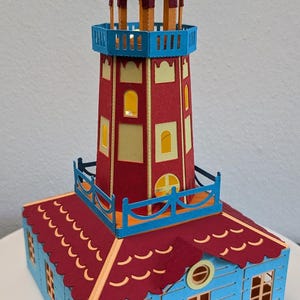 3D Svg , Pdf and Studio Files Octagon Lighthouse - Etsy