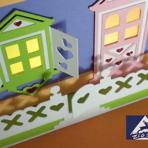 3D SVG Valentine House “love is in the Air” Svg, Studio and Pdf Files ...