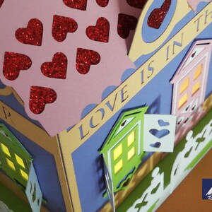 3D SVG Valentine House “love is in the Air” Svg, Studio and Pdf Files ...