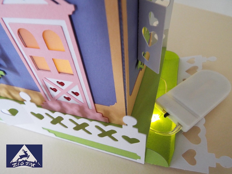 3D SVG Valentine House “love is in the Air” Svg, Studio and Pdf Files ...
