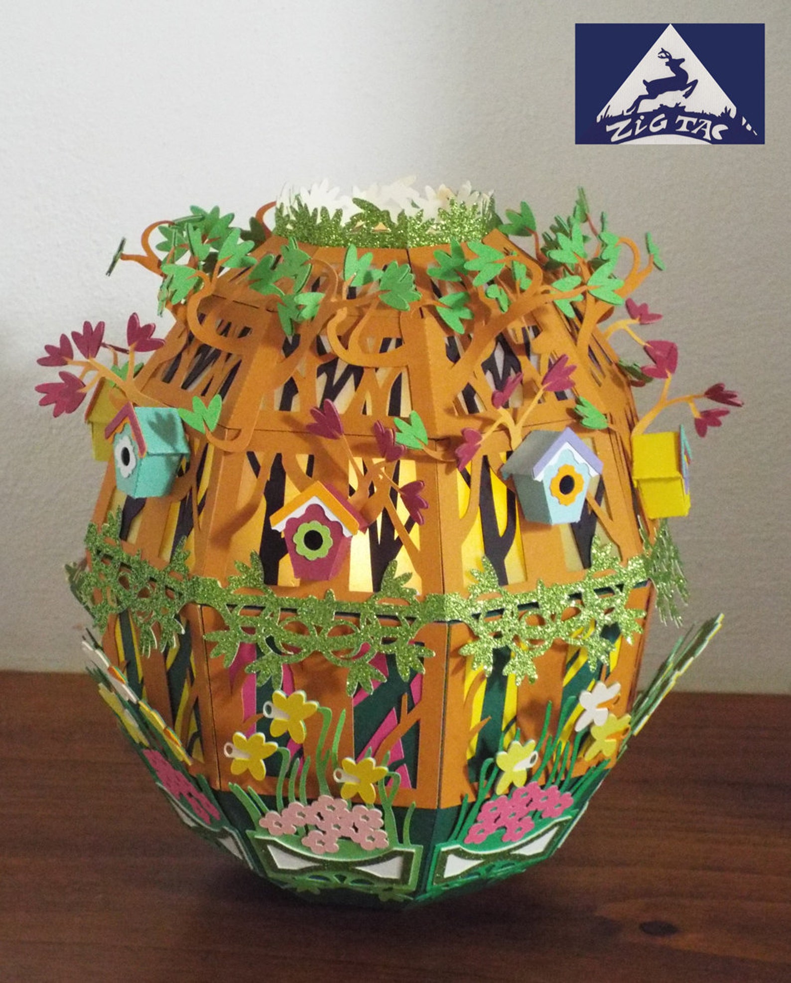 3D SVG an Easter Egg on the Edge of the Woods, Sweets Jar and Lantern ...