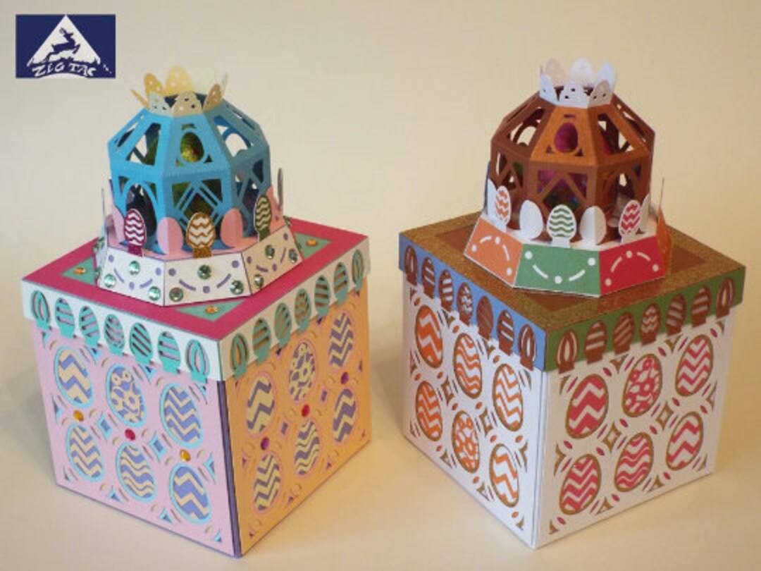 3D SVG and Studio File Easter Egg Box . - Etsy