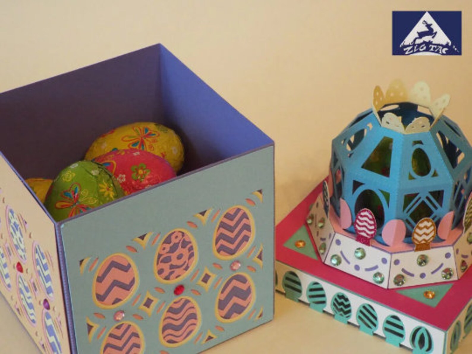 3D SVG and Studio File Easter Egg Box . - Etsy