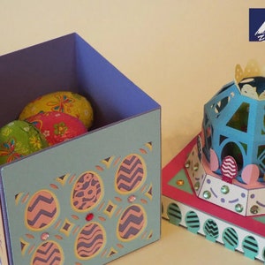 3D SVG and Studio File Easter Egg Box . - Etsy