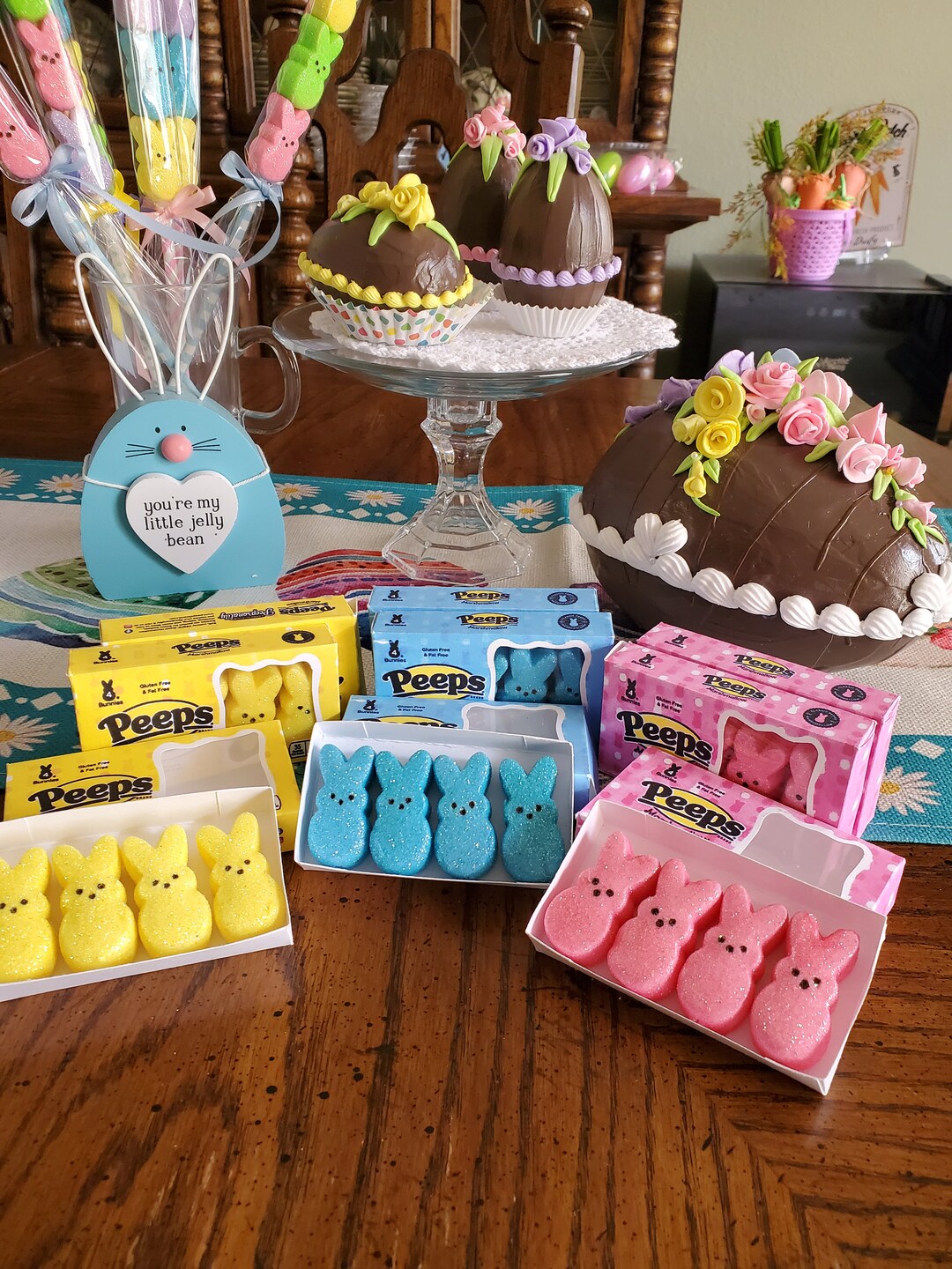 One Box of (4)miniature PEEPS Faux Food /fake Display/ Replica Prop - Etsy