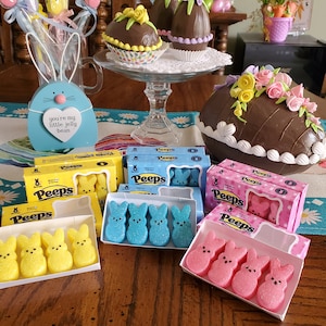 One Box of (4)miniature PEEPS Faux Food /fake Display/ Replica Prop - Etsy