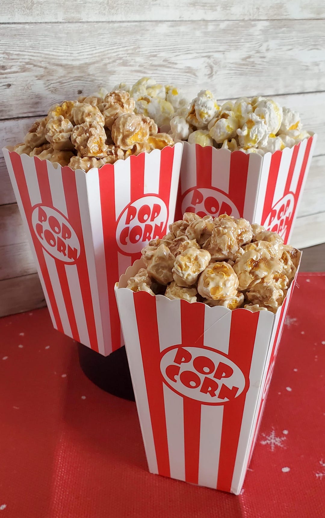 Faux, Fake, Mini Movie Buttered or Caramel Popcorn Display, Prop ,fake ...
